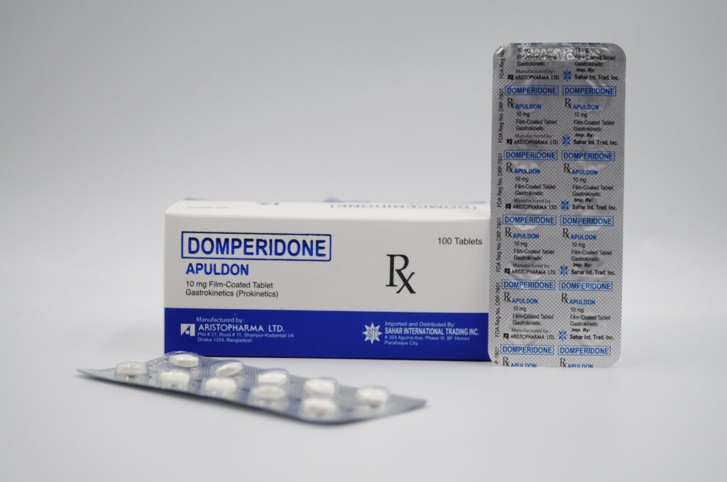 DOMPERIDONE – APULDON 10 MG TABLET | Sahar Pharma