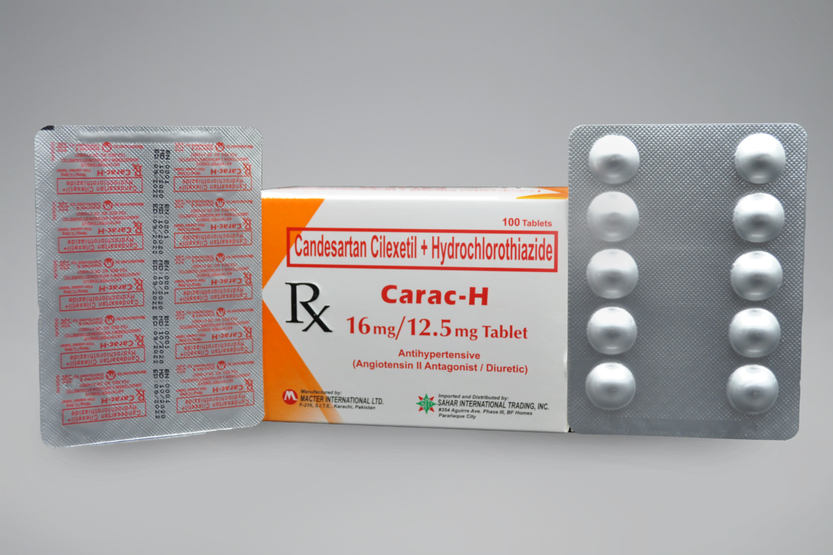 Candesartan – CARAC-H 16 mg/12.5 mg tablet | Sahar Pharma