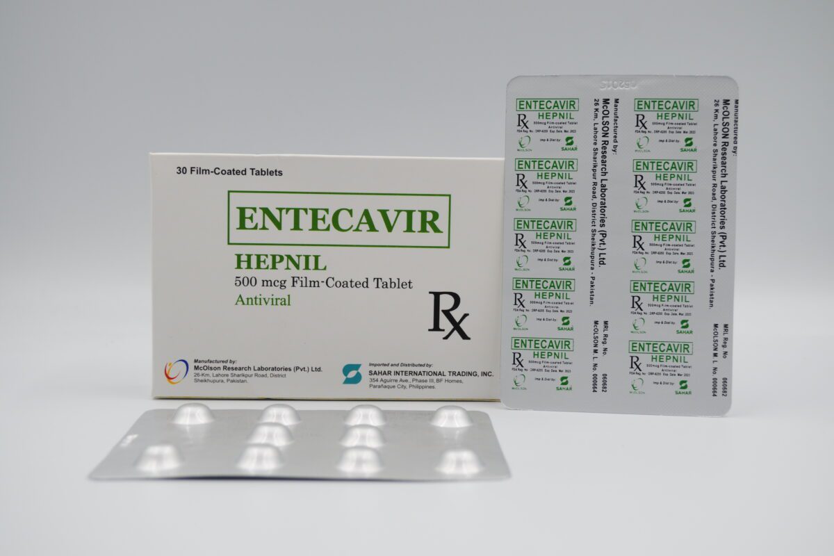 ENTECAVIR – HEPNIL 500 MCG TABLET | Sahar Pharma