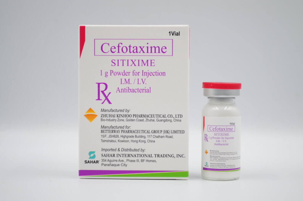 Cefotaxime – SITIXIME 1g (IM/IV) | Sahar Pharma