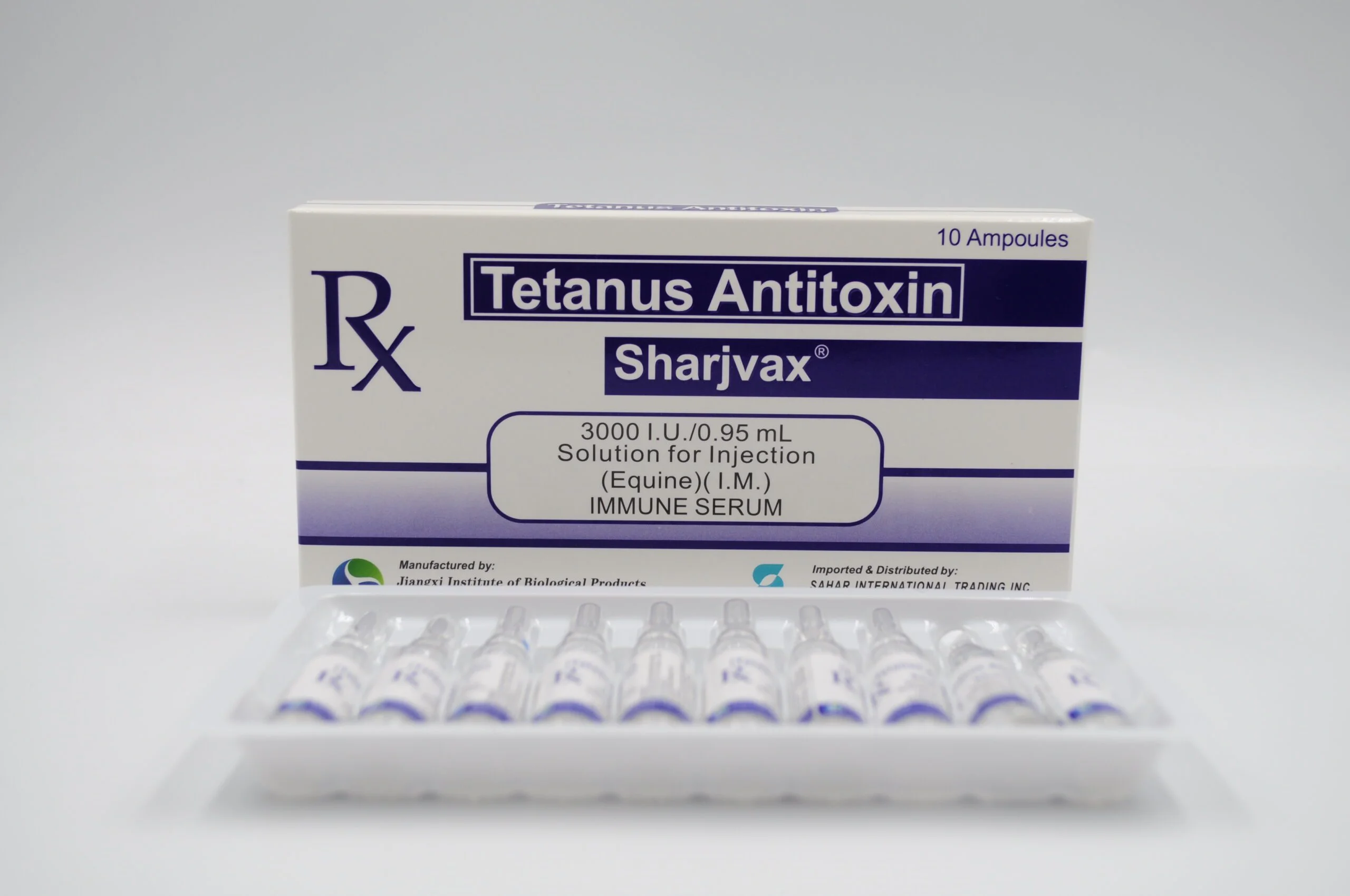 TETANUS ANTITOXIN SHARJVAX 3000 | Sahar Pharma