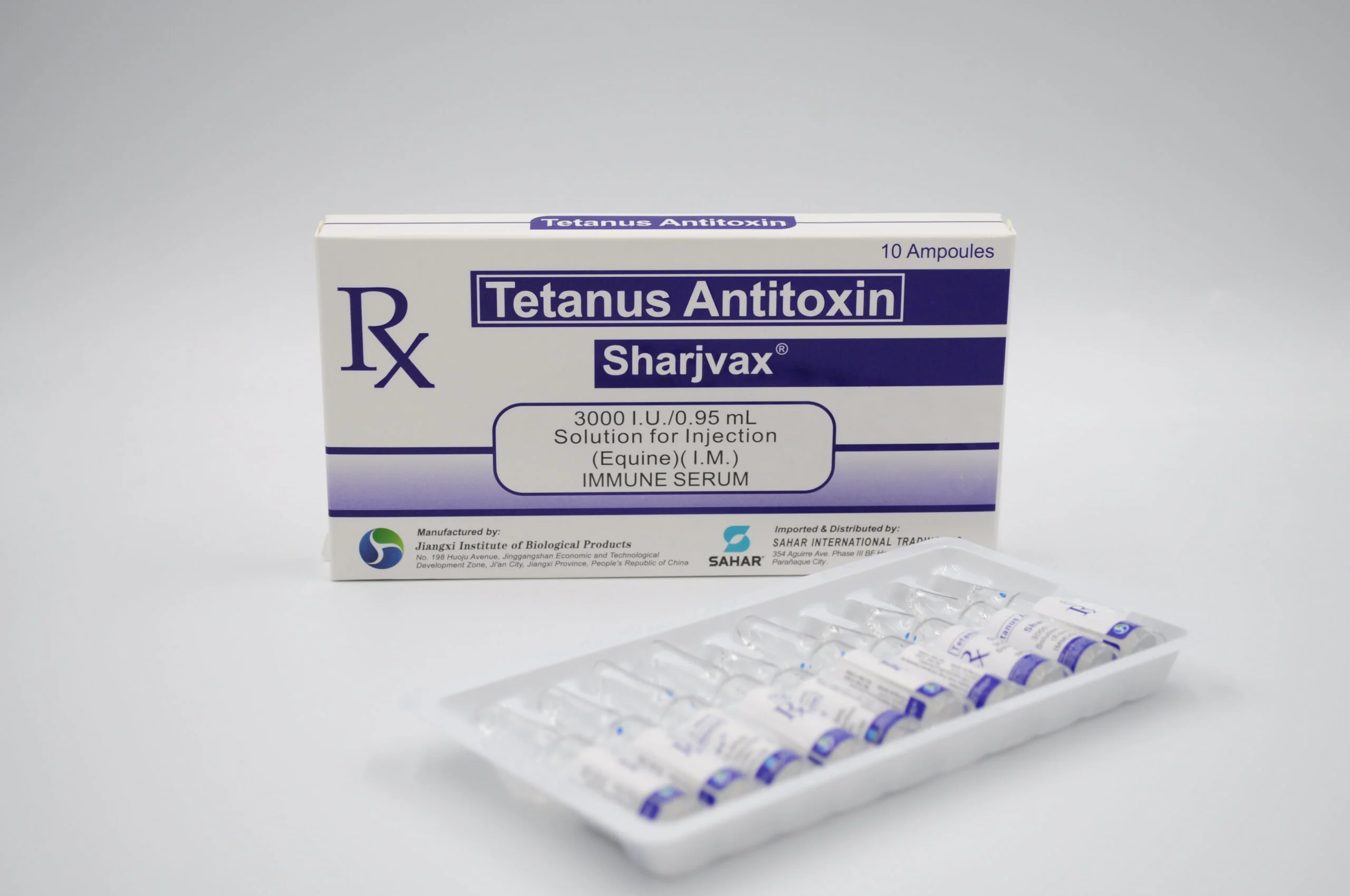 TETANUS ANTITOXIN SHARJVAX 3000 | Sahar Pharma