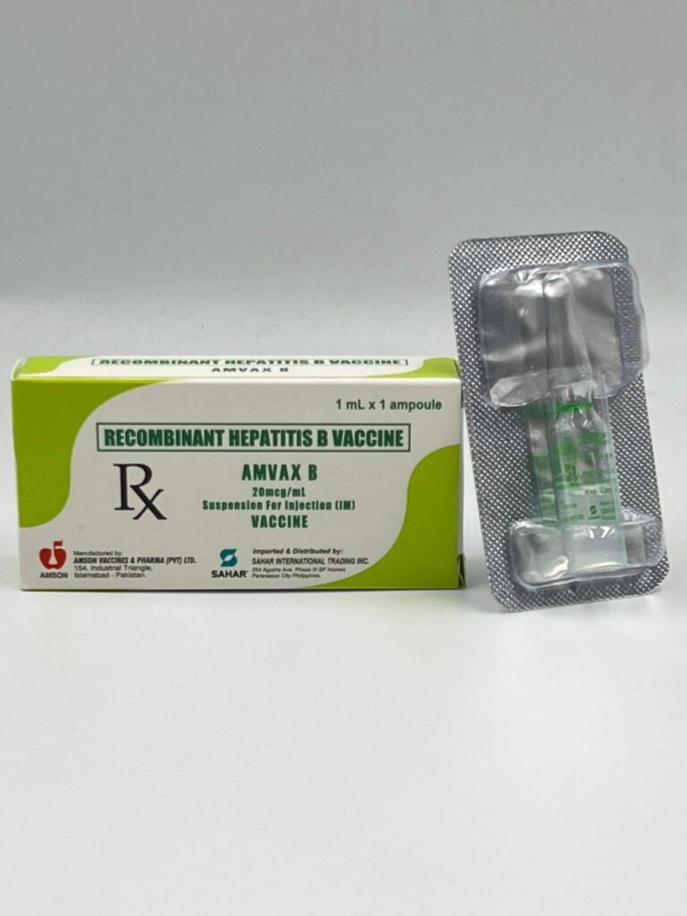 Hepatitis B Vaccine – Amvax B 10mcg/0.5ml | Sahar Pharma