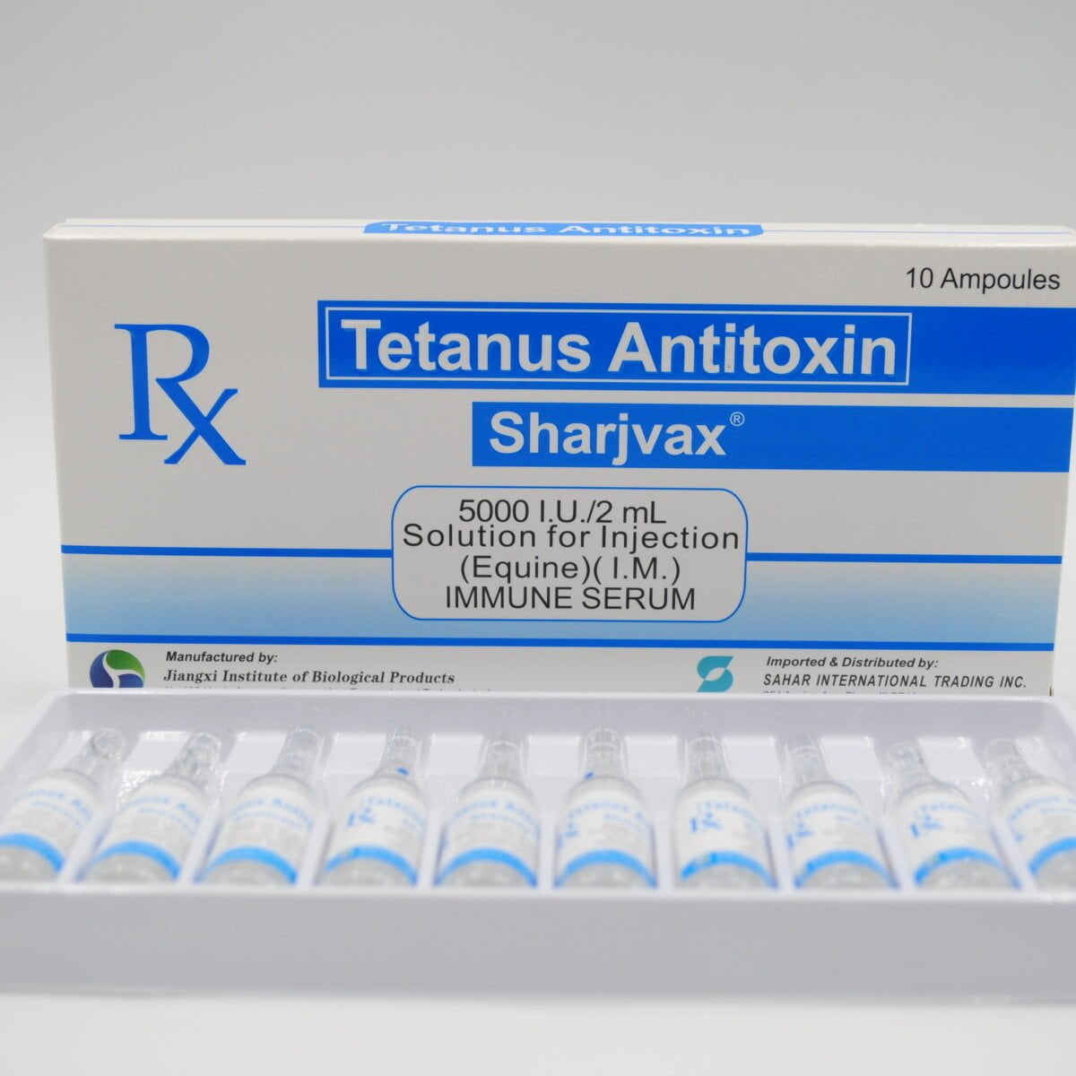TETANUS ANTITOXIN SHARJVAX 3000 | Sahar Pharma