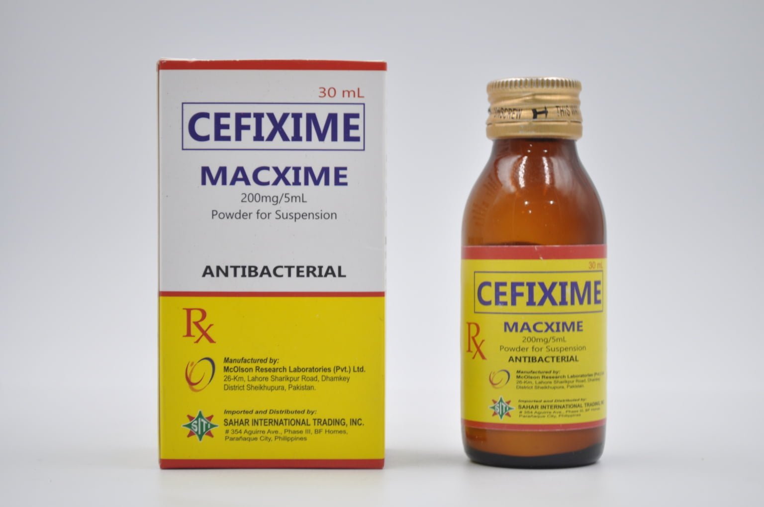 Cefixime (as Trihydrate) – Macxime | Sahar Pharma