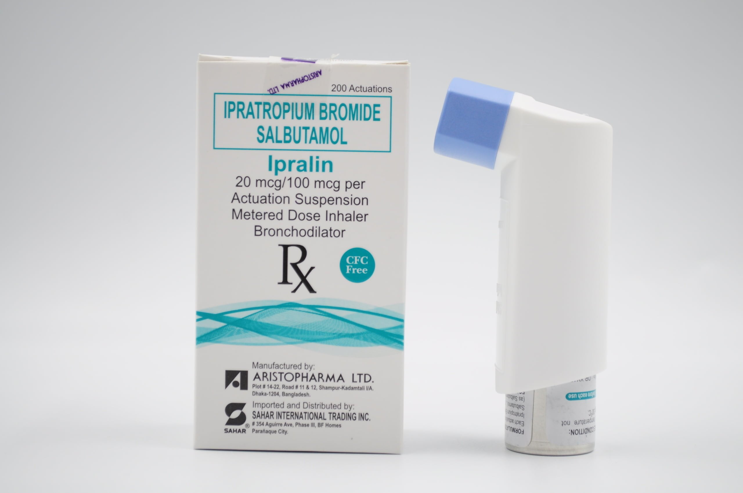 Ipratropium Bromide Salbutamol as Sulfate Ipralin Sahar Pharma