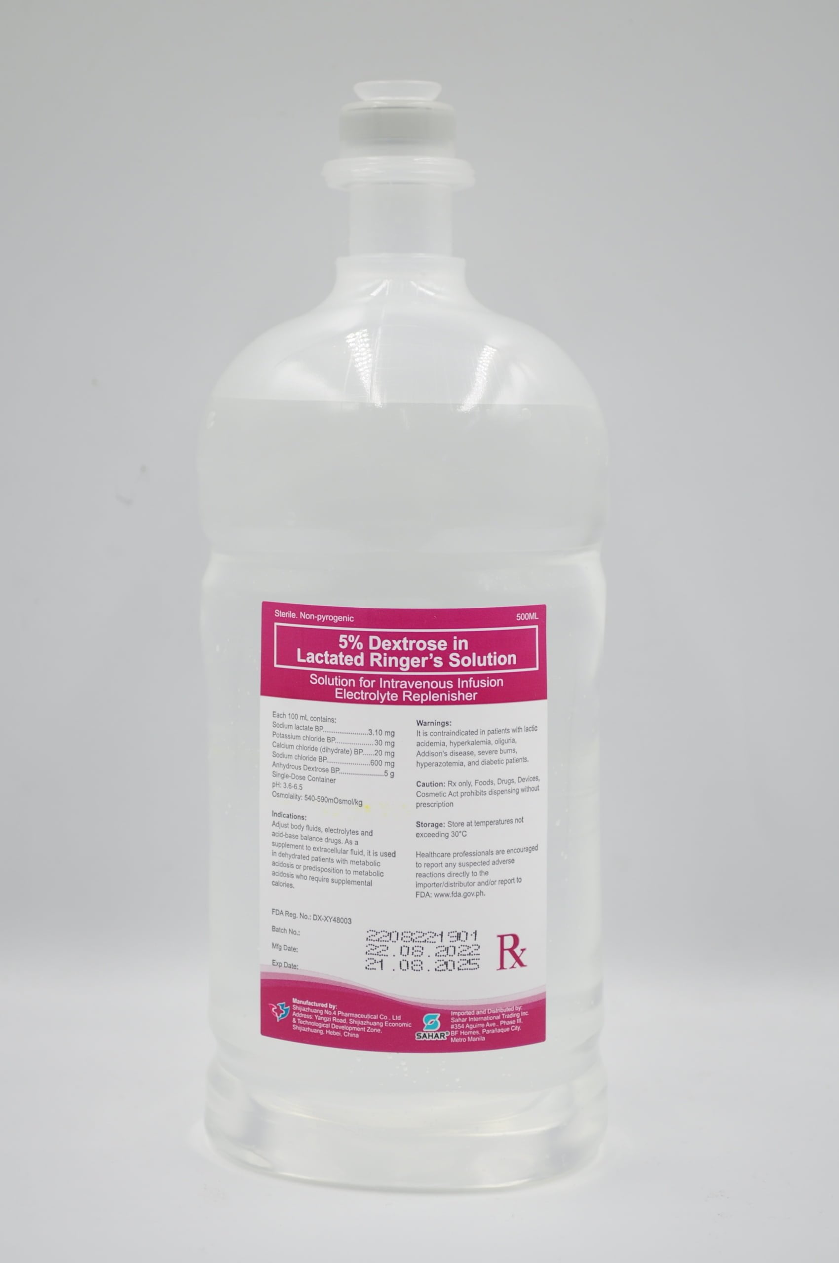 5 Dextrose In Lactated Ringer s Solution Sahar Pharma 5 Dextrose In Lactated Ringer s Solution Sahar Pharma